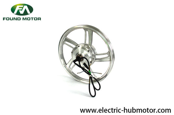 16''48V 500W DC brushless geared high speed electric scooter hub motor
