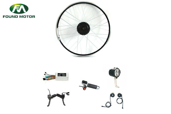 26'' 48V 350W Electric Bike Conversion Kit with Battery Indicate Throttle