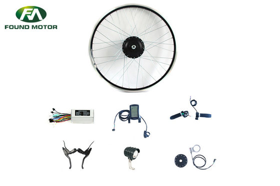 48V 350W BLDC Geared Motor Electric Bike Conversion Kit with Optional Brake Lever