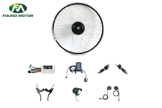 48V 350W BLDC Geared Motor Electric Bike Conversion Kit with Optional LCD/LED Dispaly