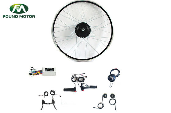 FOUND MOTOR Electric Hub Motor Electric Bike Conversion Kit with Power Display Throttle
