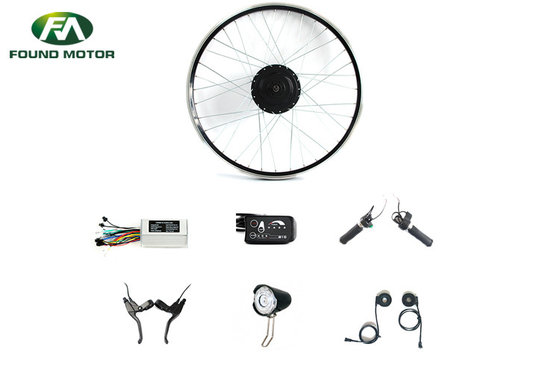 26'' 48V 500W Electric Bike Conversion Kits E-Bike BLDC Motor Kit with Optional LED/LCD Display