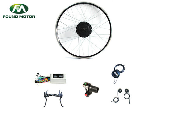 Electric Bicycle BLDC Geared Motor 48V 500W Electric Bike Conversion Kits with 25km/h Limited Speed