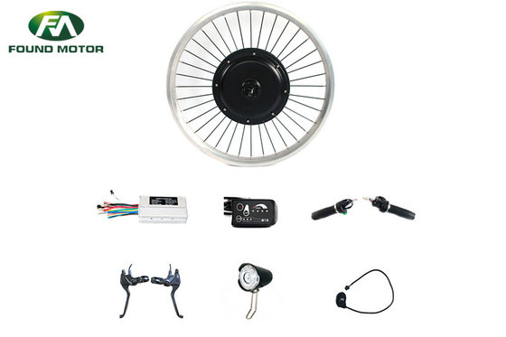 48V 750W BLDC Geared Motor Electric Bike Conversion Kit with Optional Front Light