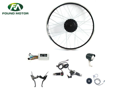 52V 500W BLDC geared Motor Electric Bike Conversion Kit with D-022 front light for electric bike
