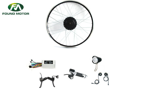 26'' 48V 500W Electric Bike Conversion Kit with 25km/h Limited Speed Electric BLDC Geared Motor