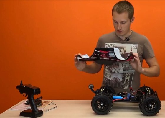 2.4 GHZ Two Channel Hobby RC Cars , Off Road RC Brushless Drift Car