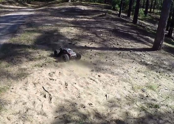 Remote Control Brushless RC Monster Truck Car 1/10 Scale with Gear Servo