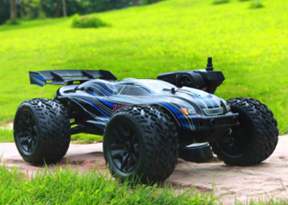 2.4 G Fast Speed 1/10 Scale RC Truggy Metal Chassis , Dual Motor RC Car
