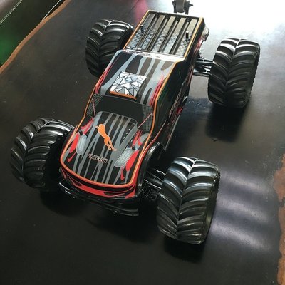 Chassis Metal Off Road Electric RC Car 80A ESC With 80km / H Speed , Black Color