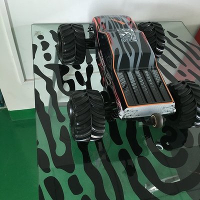 Chassis Metal Off Road Electric RC Car 80A ESC With 80km / H Speed , Black Color