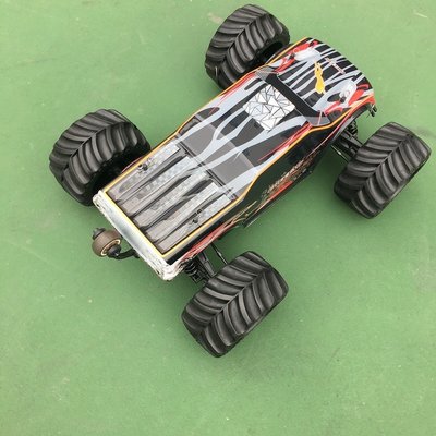 1/10th Metal Chassis Brushless Off Road  Electric RC Car 80A ESC Black Shell