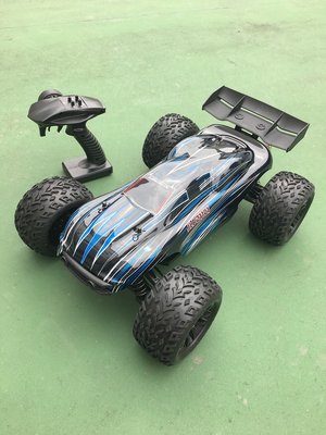 19.9 Inch 2.4G Brushless 1/10 Scale Electric RC Truggy /  RC Car  Model Blue Shell