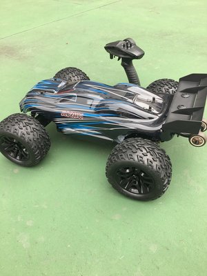 1/10 Scale19.9 Inch Brushless  ESC 80A  Electric RC Truggy Blue Shell