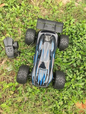 1/10th 19.9 Inch Brushless  Waterproof ESC 80A  Electric RC Car  Model Blue Color