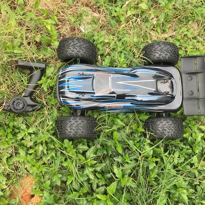 JLB 4WD 1/10th 19.9 Inch 2.4GHZ Brushless  Waterproof ESC 80A  Electric RC Car Blue Color