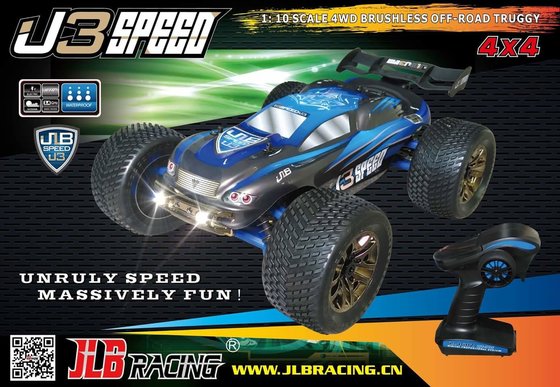 1/10th JLB  3 Channels Brushless Electric RC Car With Waterproof 120A ESC