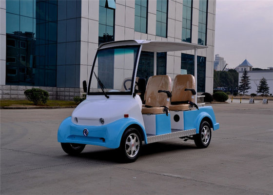 Multi Color 4 Seater Electric Sightseeing Car For 4 Persons Pure Electric Power