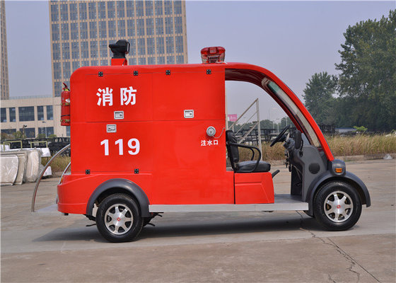 Pure Electric Power 2 Person Electric Fire Truck High Efficiency For Fire Fighting