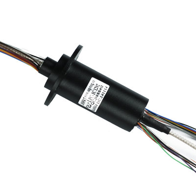JINPAT Customized RF Coaxial Connector Slip Ring,12 Wires Hybrid Rotary Joint for Monitoring System