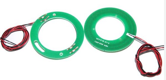5A/2 circuit Precious Metal Contact Pancake Slip Ring Compact Size Application for Packaging Machine