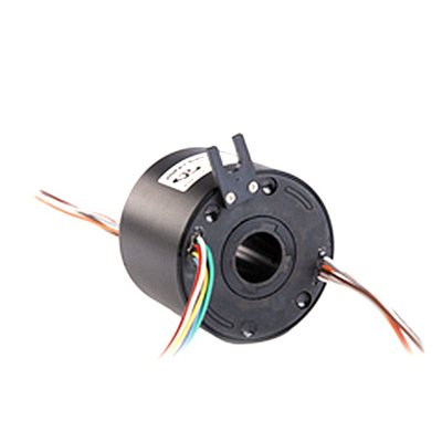 JINPAT Through-Hole Slip Ring with 38mm ID, Gold to Gold Contact, Stable Performance for Packaging / Wrapping Machinery