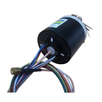 Hybrid Rotary Joint Slip Ring with RF Coaxial Connector for Precise Instrument, Radar Antenna and Military System