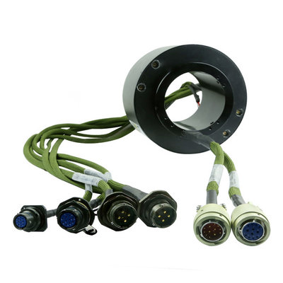 16 Wires Hallow Shaft Slip Ring With 96mm Big Bore Compact Shape and Reliable Performance