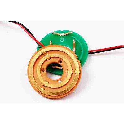 Flat Platter Slip Ring Precise Signal Together With Power Low Rotating Speed For Rotary Table