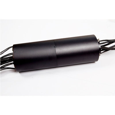 24 Circuits Solid Through Bore Slip Ring Exquisite Design Low Friction Stable Running