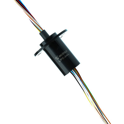 24 Circuits Capsule Slip Ring with Smoother Running and Lower Torque 2 Amps per Circuit
