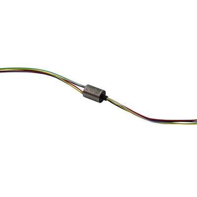 6 Circuits Super Miniature Slip Ring 100 Rpm Continuous Superior Handling of Low Level Control Signals