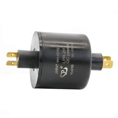 LPR-2H Series High Current Slip Ring \ 2 Circuits 25A per circuit, 37mm, No Mercury for Packaging / Wrapping Machinery