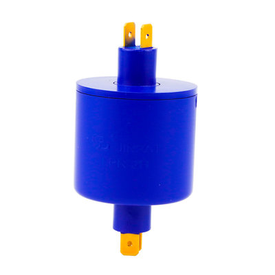 2  Pins connector  25A per circuit, High Current  Slip Ring with Electrical Noise for Wrapping Machinery