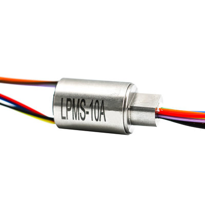 10 A and Outer Diameter 10mm Compact Slip Ring for Handheld Cloud Terminal Pan-Tilt Camera Mounts