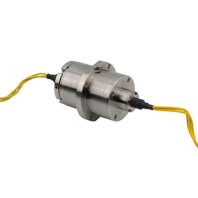 3 Circuits Fiber Optical Slip Ring Rotary Joint Electrical Connector Light Weight for Marine Population Systems