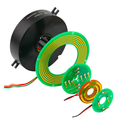 Pancake Slip Ring 28mm Hole High Reliability Transmitting In Harsh Operating Environments