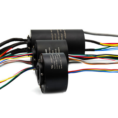 CT slip ring ,JINPAT through bore slip ring 25.4 mm bore size 6,12,18 and 24 circuits (optional)