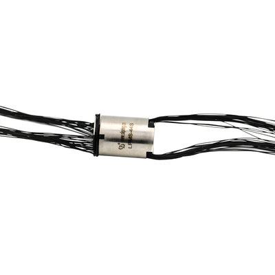 44 Circuits Super Miniature Slip Ring with Gold-gold Contact and Low Electrical Noise for CCTV