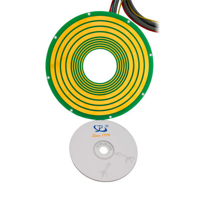 Pancake Slip Ring Integrated 100M Ethernet for Indexing Tables