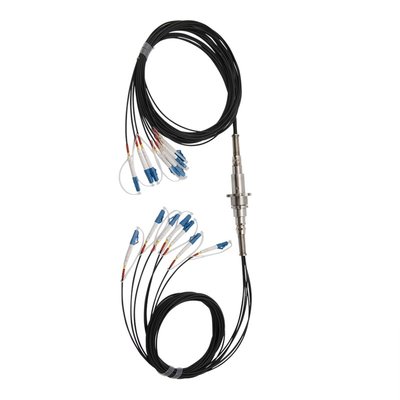 Dual-channel fiber slip ring,300rpm IP65 or IP67 Max Optical power 23dBm,super long life