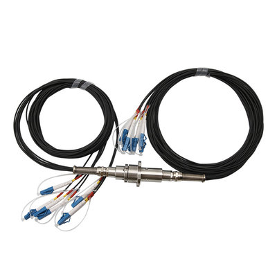 Mini 5-channel optical fiber,IP65 or IP67 300rpm, Photoelectric hybrid slip ring