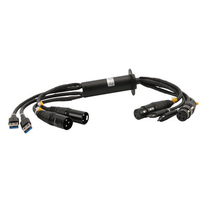 Capsule Slip Ring, USB and HDMI signal transmitting IP40 60rpm ,for Aerial Surveillance Camera