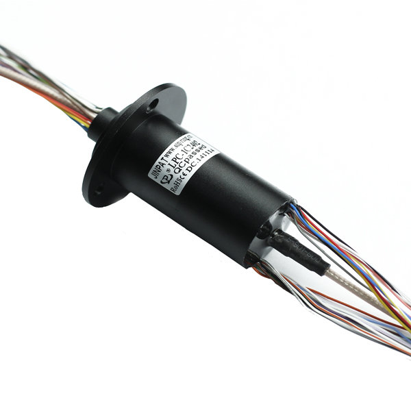 24 circuits slip ring RF coaxial connector Transferring SDI signal up to 1080P pixels,Compatible with data bus protocols