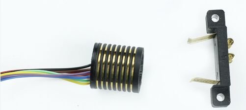 Separate slip ring for narrow installation space speed optional for aerial, military/civilian drones