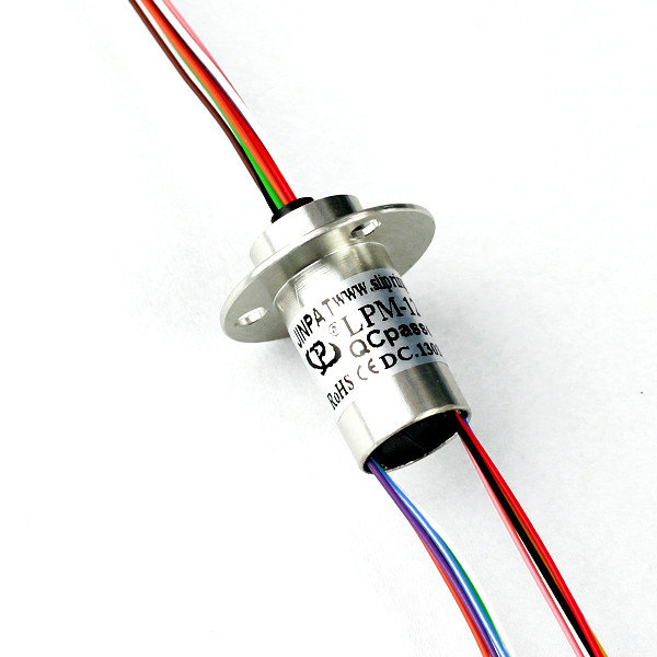 12 Circuits Miniature Capsule Slip Ring with Compact Figure and Stable Transmission for Display Equipment