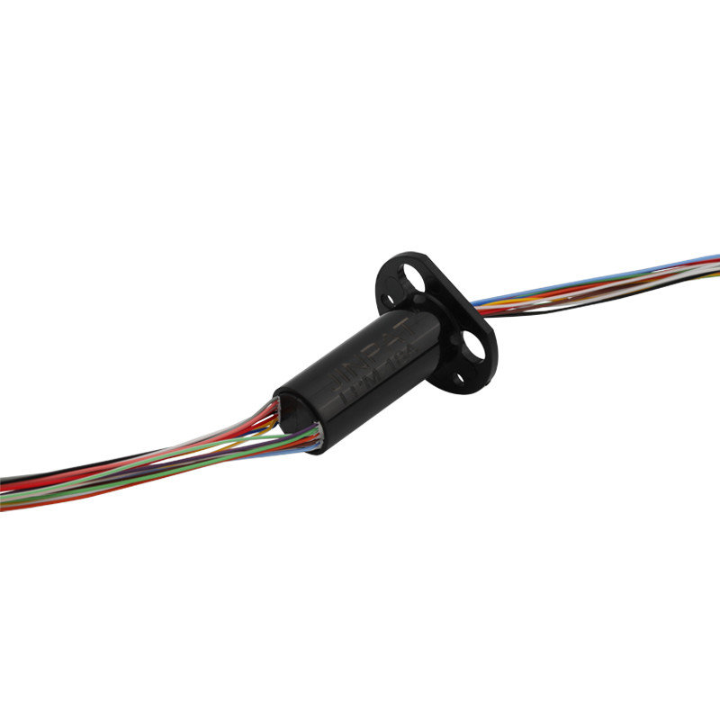 JINPAT Miniature Slip Ring with 18 Circuits Compact Size Slip Ring Used for Rotary Sensors