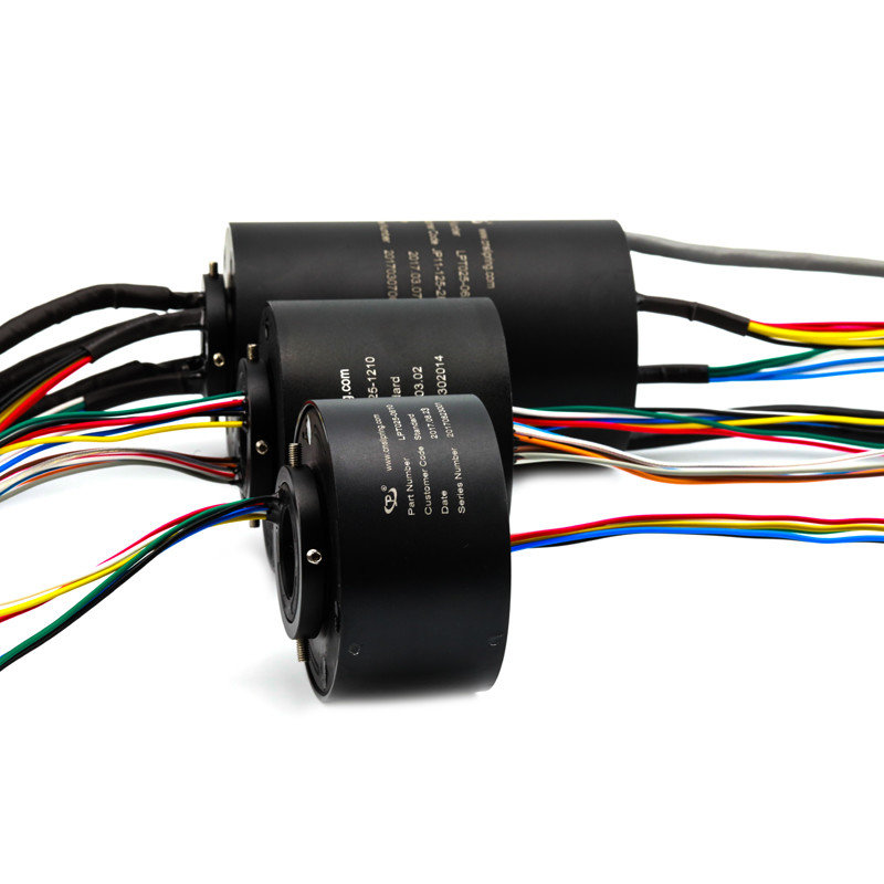CT slip ring ,JINPAT through bore slip ring 25.4 mm bore size 6,12,18 and 24 circuits (optional)