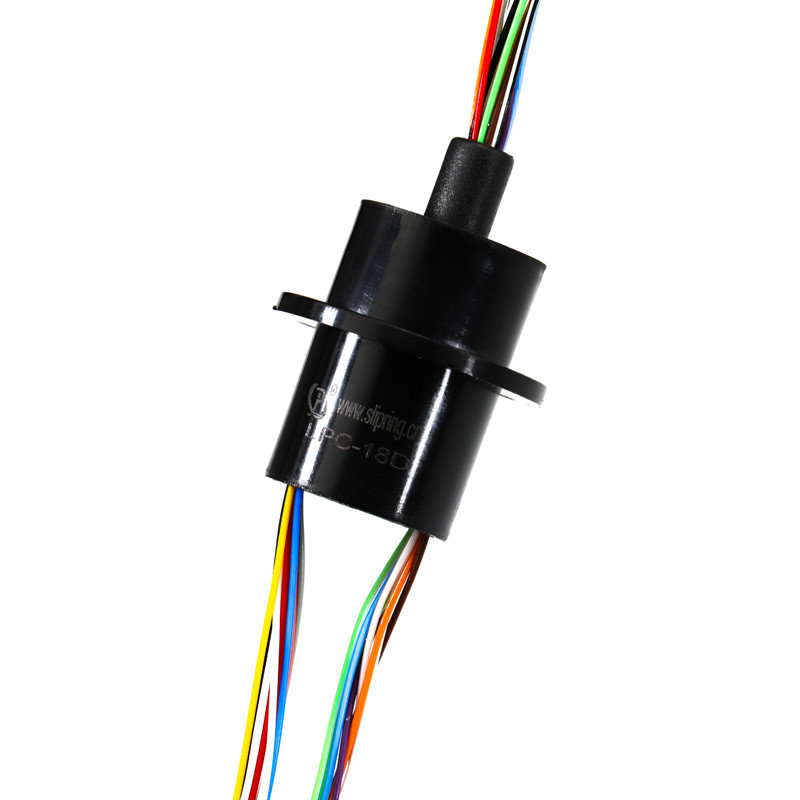 Capsule Slip Ring with Flange, Compact Design and No Interference, Speed Up to 300 RPM for Medical Equipment