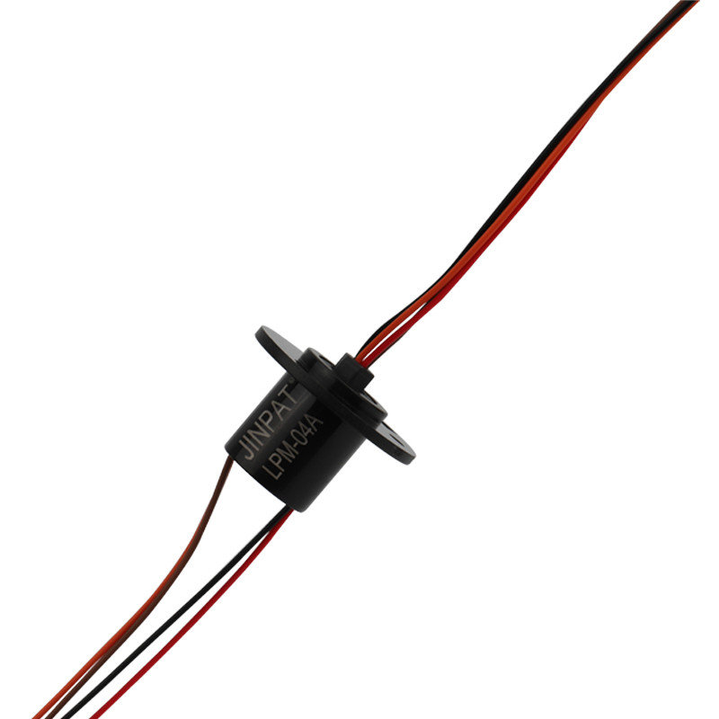 Minature Slip Ring 4 Circuits for Smart Home System with Max. speed of 300rpm and Gold to Gold Contact